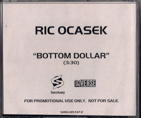 Ric Ocasek – Bottom Dollar (CD-Used) – Vals halla Records