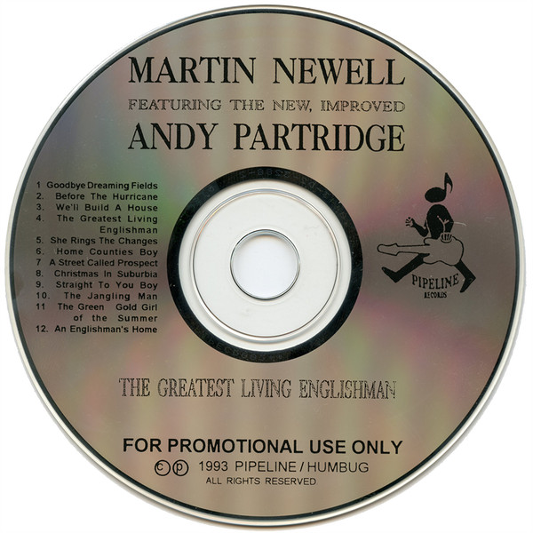 Martin Newell Featuring The New, Improved Andy Partridge – The Greatest ...