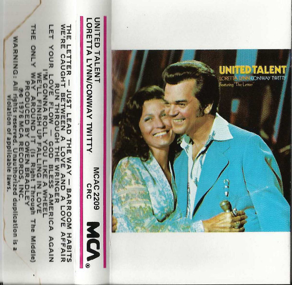 Conway Twitty & Loretta Lynn – United Talent (CS-Used) – Vals halla Records