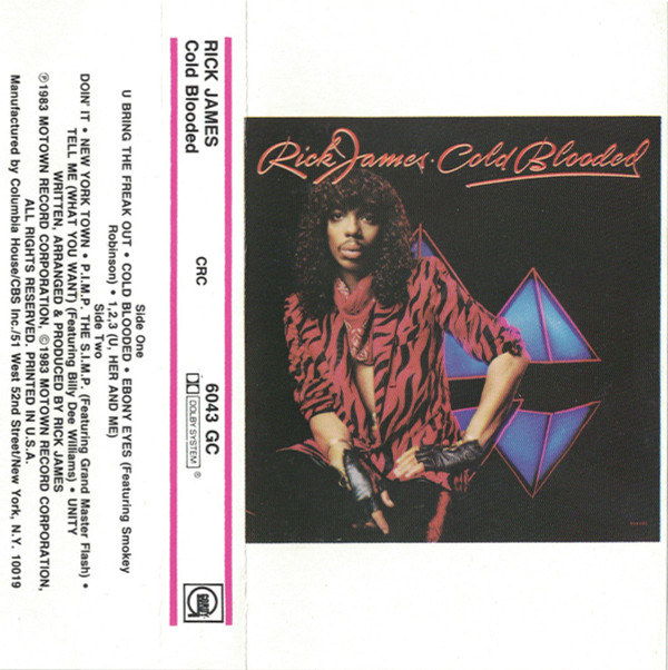 Rick James – Cold Blooded (CS-Used) – Vals halla Records