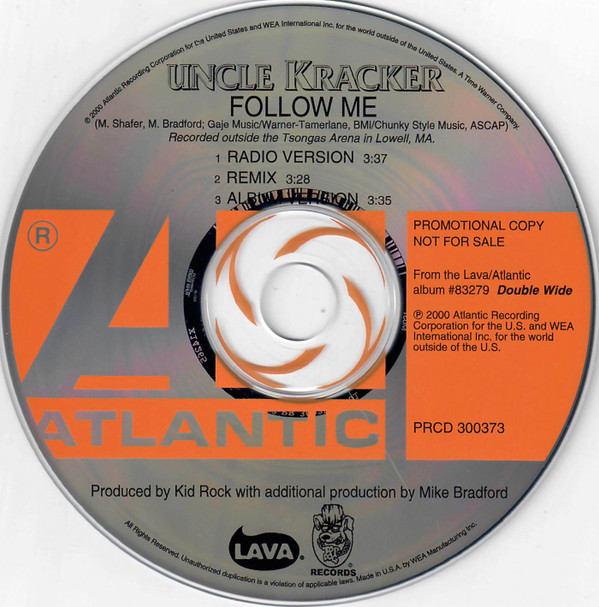 Uncle Kracker – Follow Me (CD-Used) – Vals halla Records