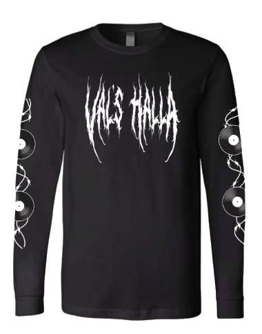 Val’s Long Sleeve “Metal” Shirt – Black – Vals halla Records