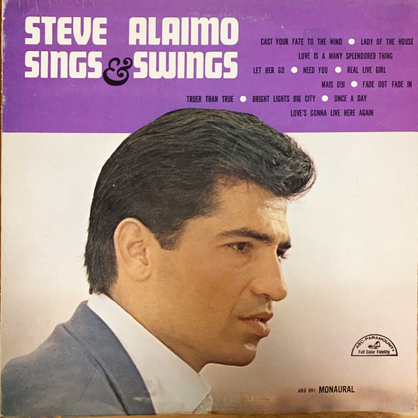 Steve Alaimo – Steve Alaimo Sings & Swings (LP-Used) – Vals halla Records